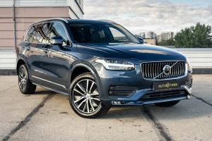Blue Volvo XC90 2020 in Riga, with an engine capacity of 2.00 L and mileage of 174 thousand km for 27950 €, photo 4 on AUTOMOTO.COM.LV
