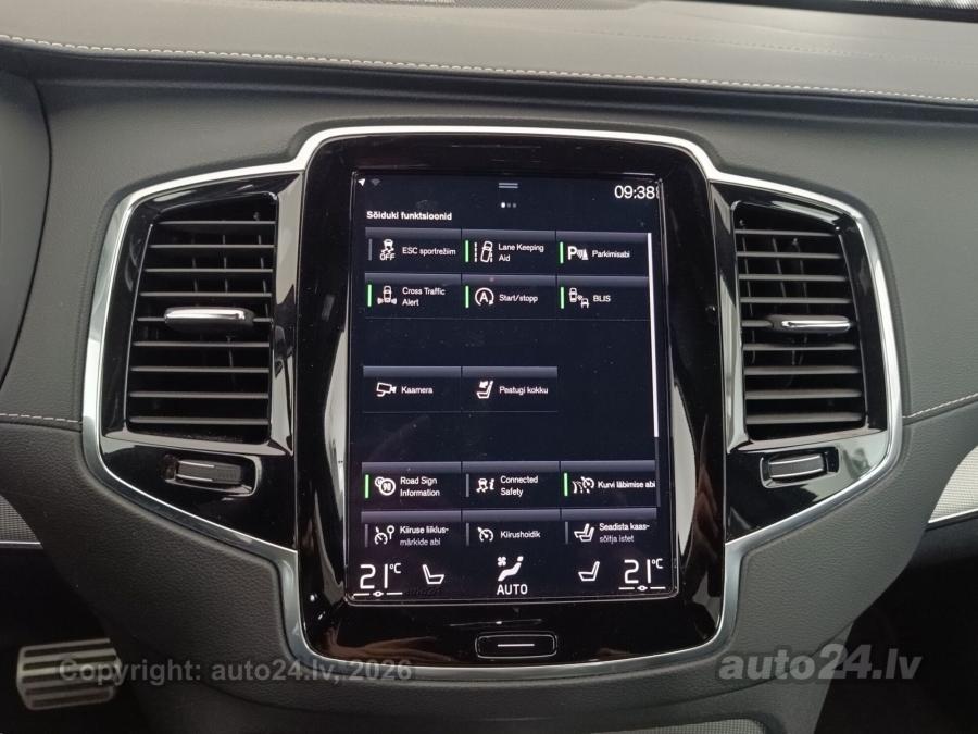 Zils Volvo XC90 2021 Tallina, ar dzinēja tilpumu 2.00 L un nobraukumu 103 tūkst. km par 38990 €, foto 15 vietnē AUTOMOTO.COM.LV