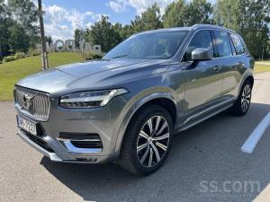 Blue Volvo XC90 2021 in Riga, with an engine capacity of 2.00 L and mileage of 120 thousand km for 31990 €, photo 3 on AUTOMOTO.COM.LV