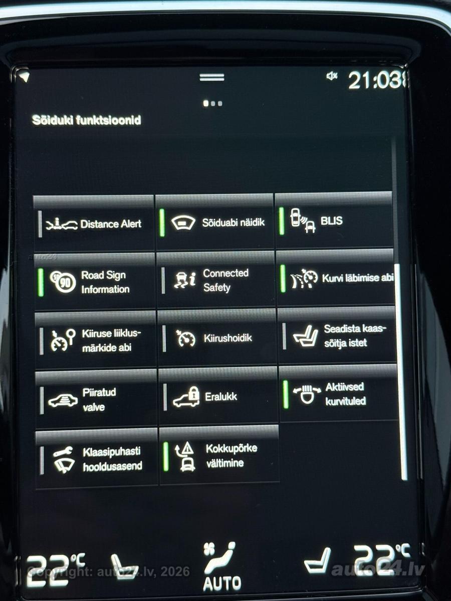 Zils Volvo XC90 2021 Tallina, ar dzinēja tilpumu 2.00 L un nobraukumu 89 tūkst. km par 50900 €, foto 27 vietnē AUTOMOTO.COM.LV