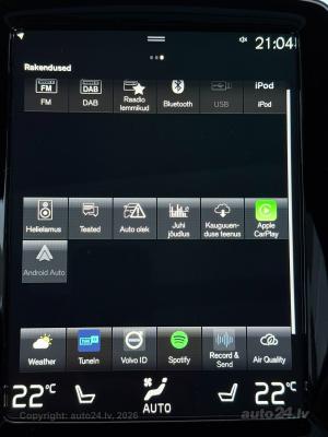 Zils Volvo XC90 2021 Tallina, ar dzinēja tilpumu 2.00 L un nobraukumu 89 tūkst. km par 50900 €, foto 28 vietnē AUTOMOTO.COM.LV