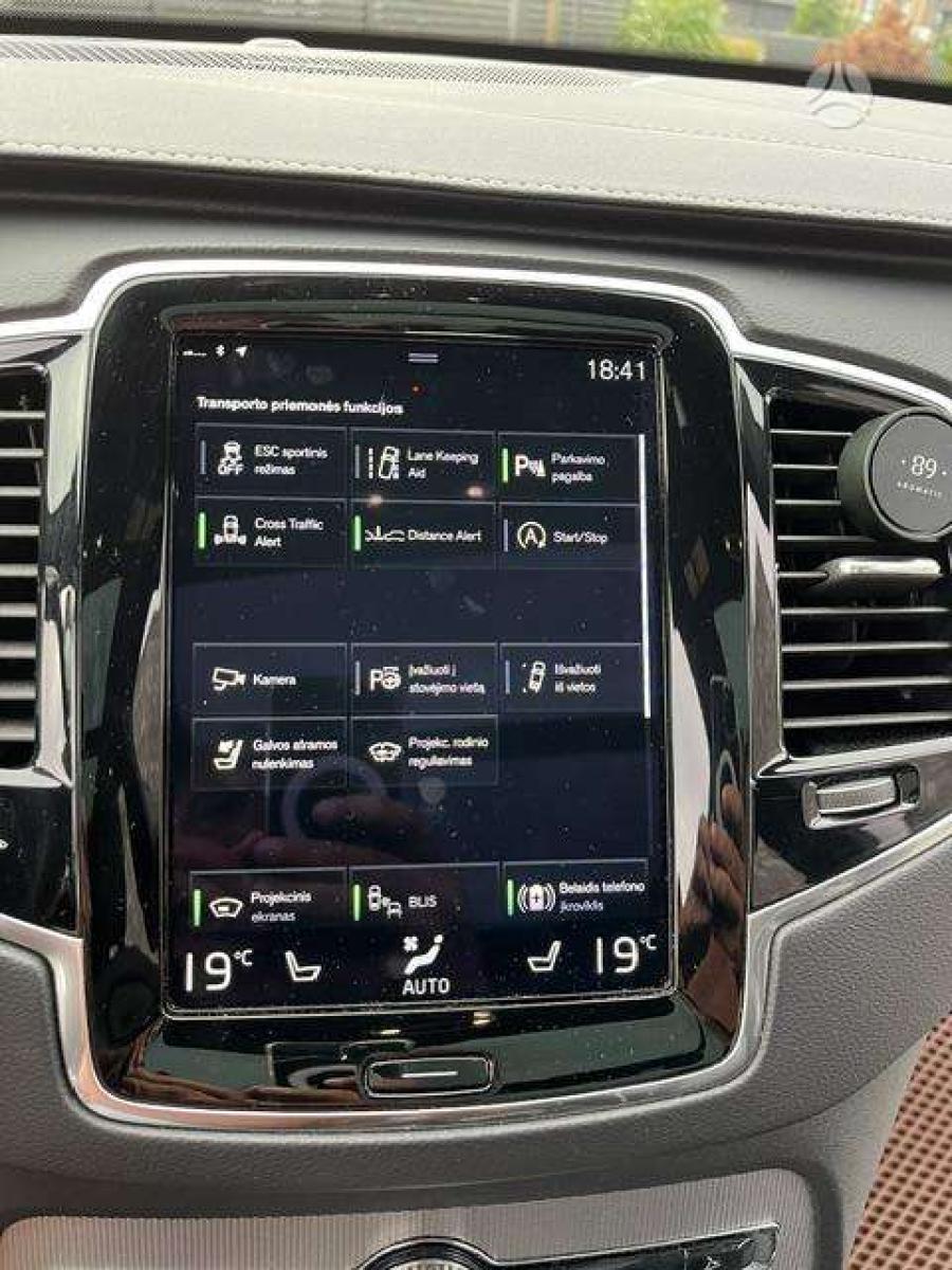 Zils Volvo XC90 2021 Klaipėda, ar dzinēja tilpumu 1.97 L un nobraukumu 72 tūkst. km par 37500 €, foto 19 vietnē AUTOMOTO.COM.LV
