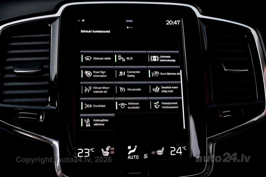 Zils Volvo XC90 2022 Pērnava, ar dzinēja tilpumu 2.00 L un nobraukumu 139 tūkst. km par 43900 €, foto 25 vietnē AUTOMOTO.COM.LV