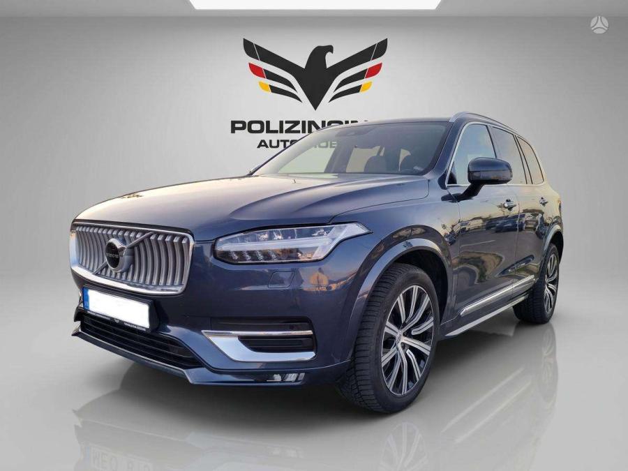Blue Volvo XC90 2022 in Vilnius, with an engine capacity of 1.97 L and mileage of 152 thousand km for 35090 €, photo 1 on AUTOMOTO.COM.LV