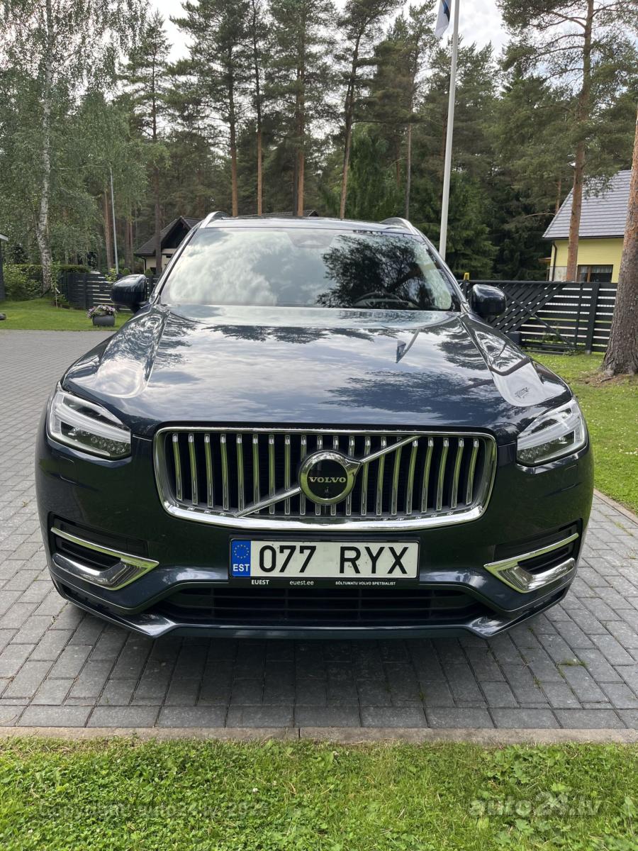 Blue Volvo XC90 2023 in Tallinn, with an engine capacity of 2.00 L and mileage of 72 thousand km for 58500 €, photo 6 on AUTOMOTO.COM.LV