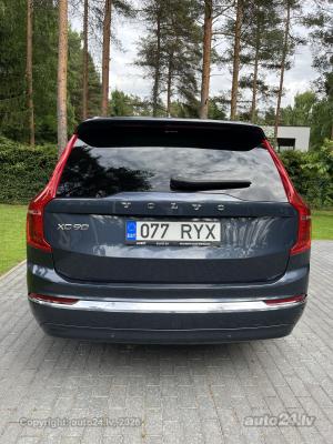Blue Volvo XC90 2023 in Tallinn, with an engine capacity of 2.00 L and mileage of 72 thousand km for 58500 €, photo 7 on AUTOMOTO.COM.LV