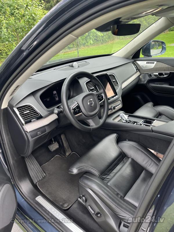 Blue Volvo XC90 2023 in Tallinn, with an engine capacity of 2.00 L and mileage of 72 thousand km for 58500 €, photo 9 on AUTOMOTO.COM.LV