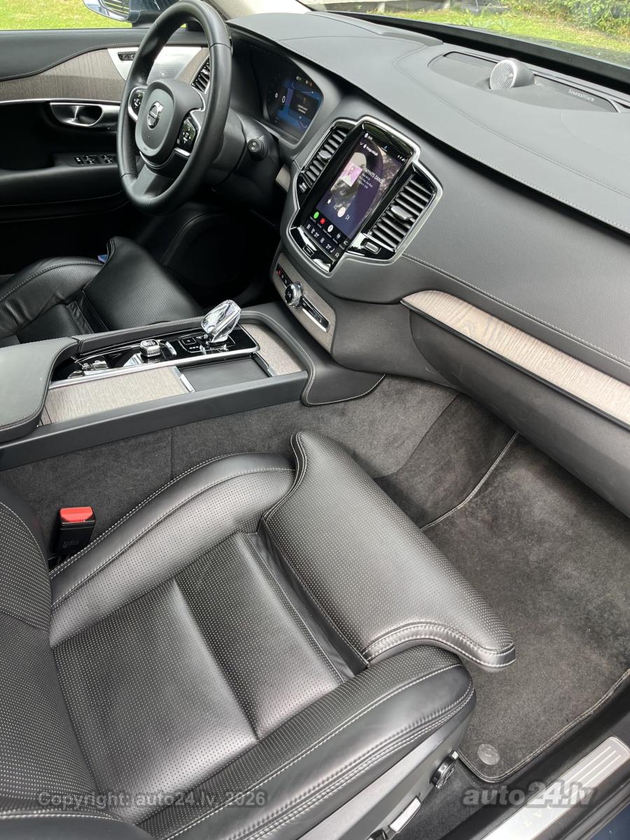 Blue Volvo XC90 2023 in Tallinn, with an engine capacity of 2.00 L and mileage of 72 thousand km for 58500 €, photo 13 on AUTOMOTO.COM.LV