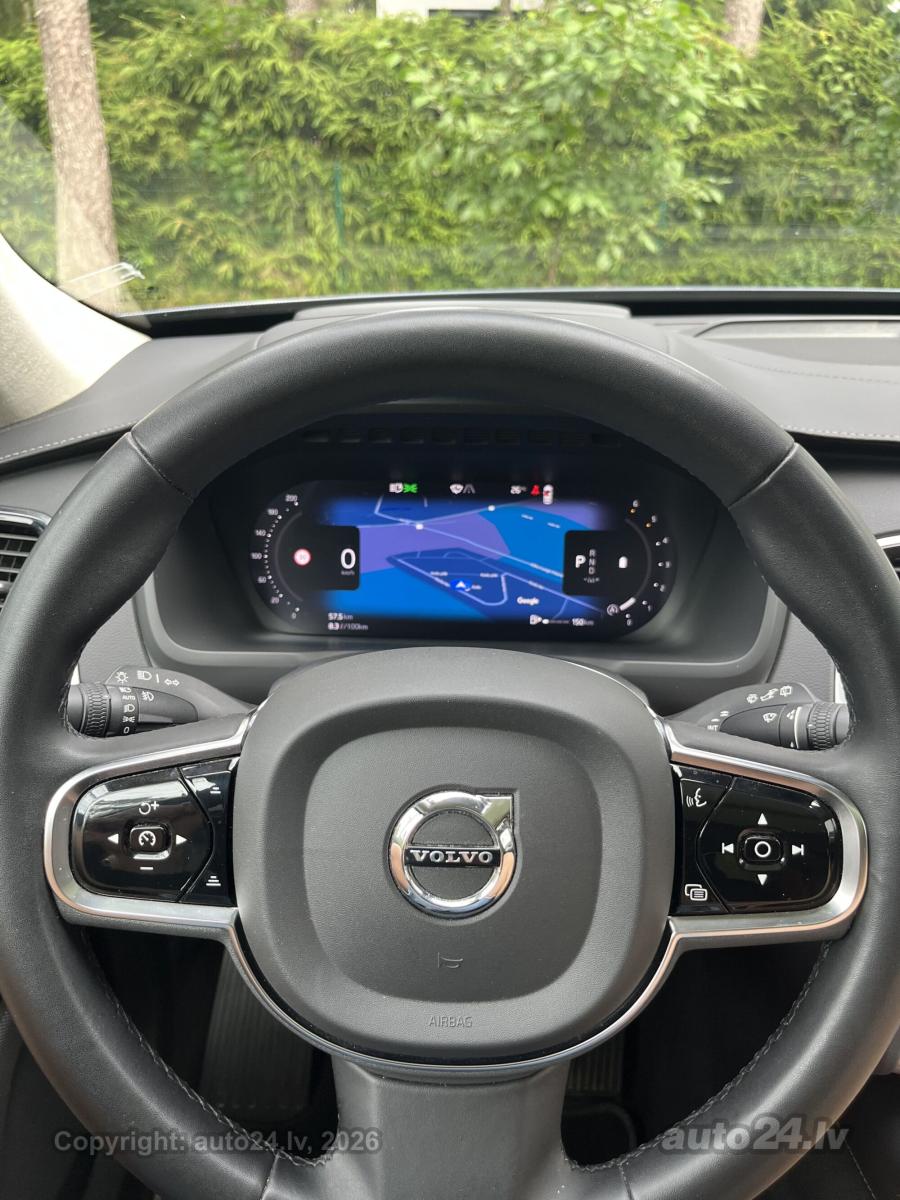 Blue Volvo XC90 2023 in Tallinn, with an engine capacity of 2.00 L and mileage of 72 thousand km for 58500 €, photo 17 on AUTOMOTO.COM.LV