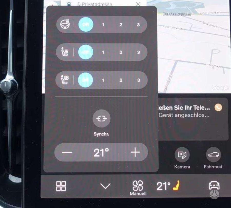 Zils Volvo XC90 2025 Viļņa, ar dzinēja tilpumu 1.97 L un nobraukumu 23 tūkst. km par 83500 €, foto 13 vietnē AUTOMOTO.COM.LV