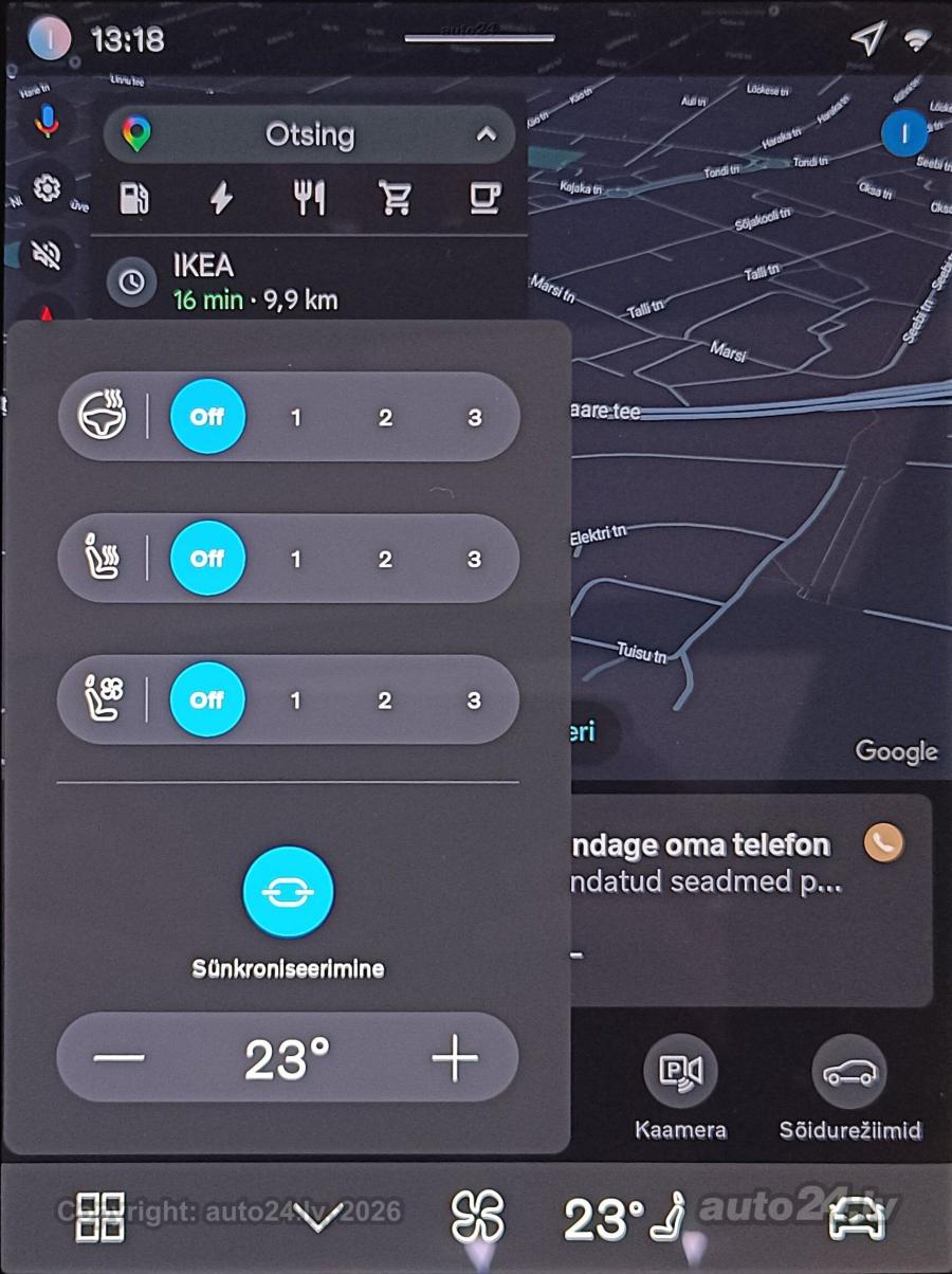 Синий Вольво ХС90 2025 в Таллин, объемом двигателя 2.00 л и пробегом 13 тыс. км за 77790 €, фото 15 на AUTOMOTO.COM.LV
