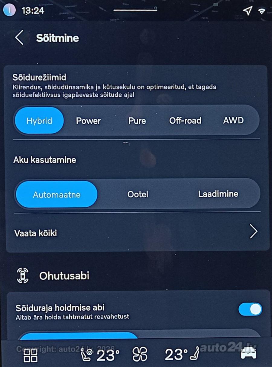 Синий Вольво ХС90 2025 в Таллин, объемом двигателя 2.00 л и пробегом 13 тыс. км за 77790 €, фото 20 на AUTOMOTO.COM.LV