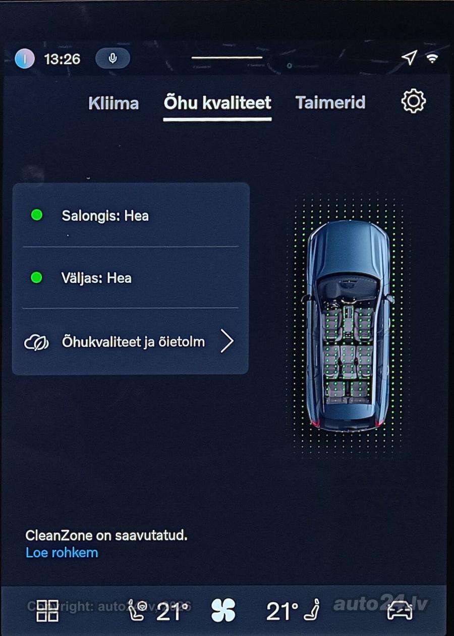 Синий Вольво ХС90 2025 в Таллин, объемом двигателя 2.00 л и пробегом 13 тыс. км за 77790 €, фото 24 на AUTOMOTO.COM.LV