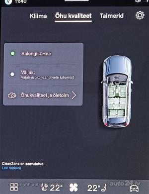 Синий Вольво ХС90 2025 в Таллин, объемом двигателя 2.00 л и пробегом 31 тыс. км за 64990 €, фото 27 на AUTOMOTO.COM.LV