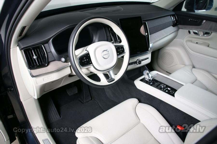 Blue Volvo XC90 2025 in Tallinn, with an engine capacity of 2.00 L and mileage of 22 thousand km for 72990 €, photo 9 on AUTOMOTO.COM.LV