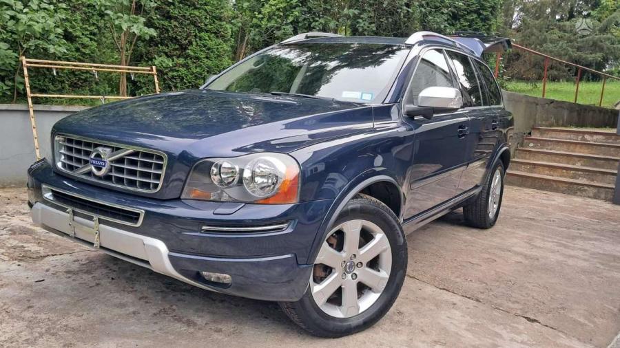 Blue Volvo XC90 2013 in Prienai, with an engine capacity of 3.20 L and mileage of 250 thousand km for 6750 €, photo 1 on AUTOMOTO.COM.LV