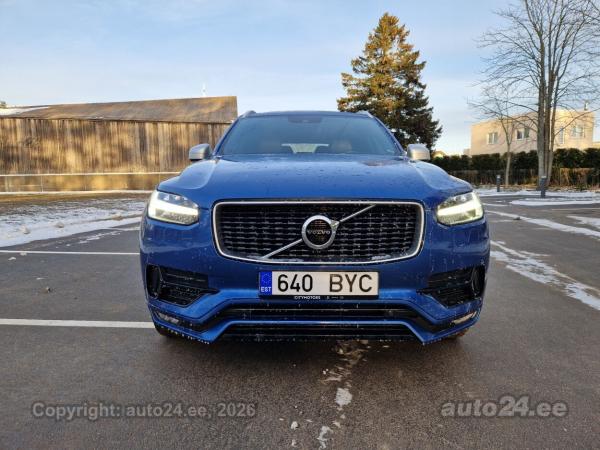 Blue Volvo XC90 2018 in Tallinn, with an engine capacity of 2.00 L and mileage of 108 thousand km for 31500 €, photo 2 on AUTOMOTO.COM.LV