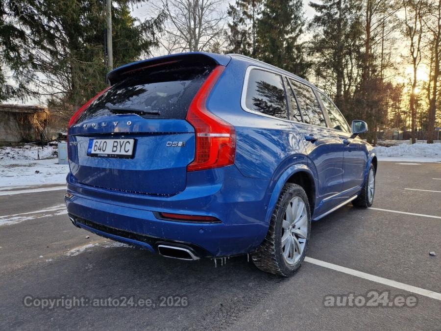 Blue Volvo XC90 2018 in Tallinn, with an engine capacity of 2.00 L and mileage of 108 thousand km for 31500 €, photo 3 on AUTOMOTO.COM.LV