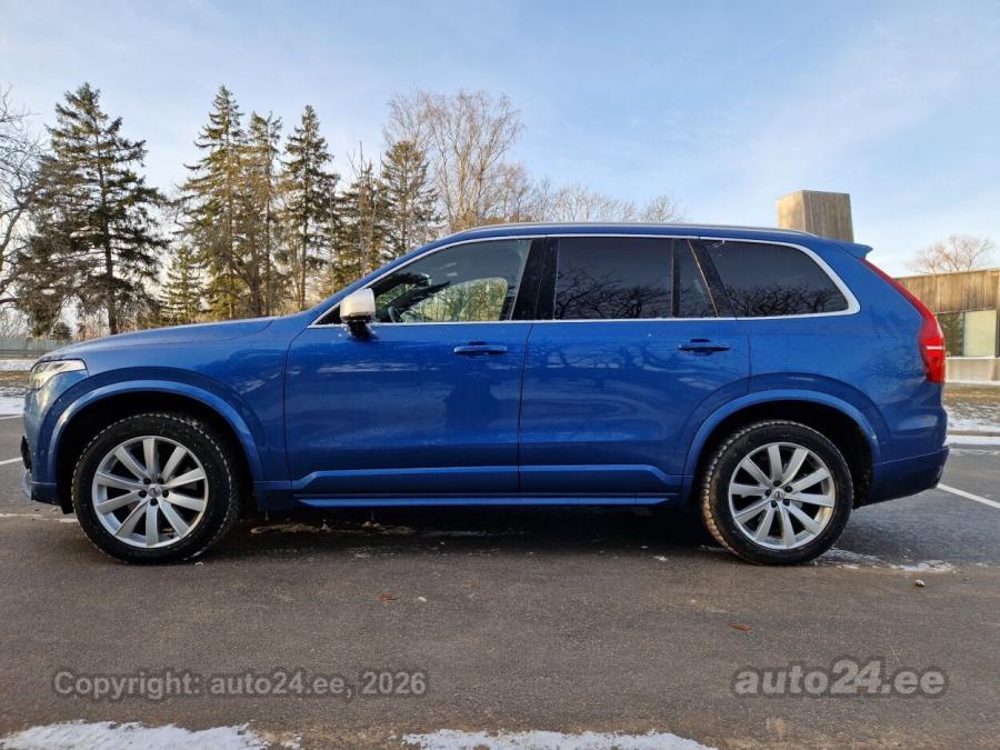Blue Volvo XC90 2018 in Tallinn, with an engine capacity of 2.00 L and mileage of 108 thousand km for 31500 €, photo 6 on AUTOMOTO.COM.LV