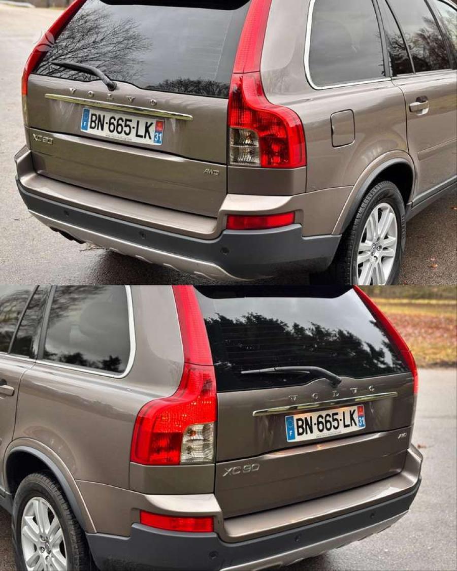 Brown Volvo XC90 2011 in Raseiniai, with an engine capacity of 2.40 L and mileage of 346 thousand km for 8700 €, photo 9 on AUTOMOTO.COM.LV