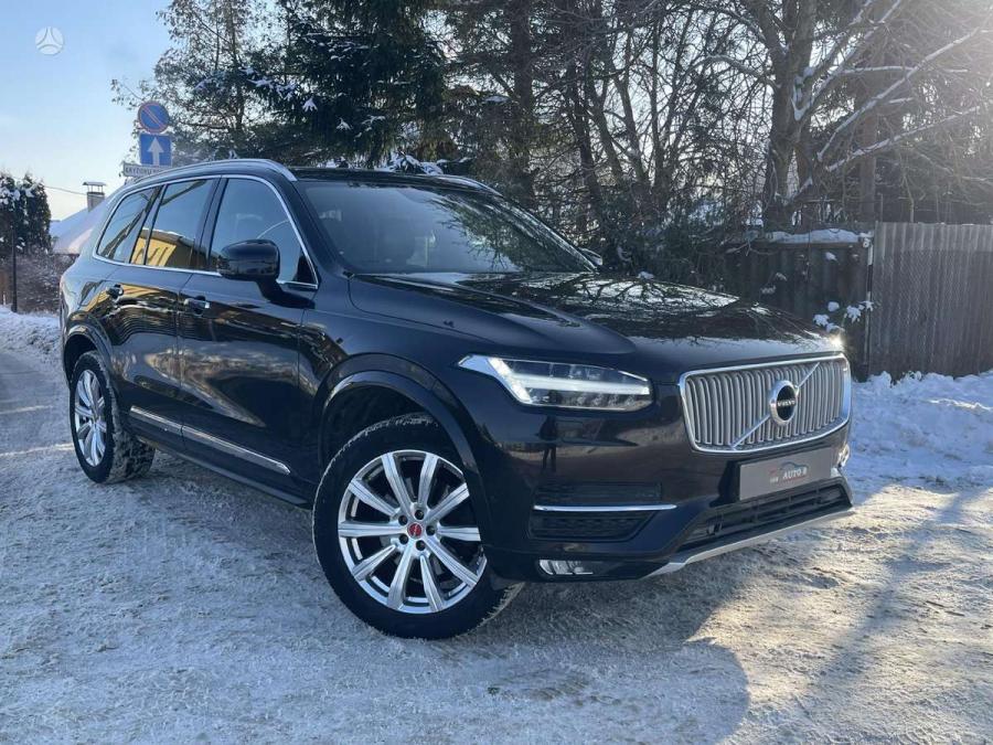Brown Volvo XC90 2015 in Vilnius, with an engine capacity of 2.00 L and mileage of 297 thousand km for 18900 €, photo 6 on AUTOMOTO.COM.LV