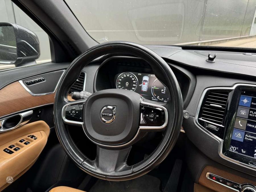 Brown Volvo XC90 2015 in Alytus, with an engine capacity of 2.00 L and mileage of 284 thousand km for 16950 €, photo 14 on AUTOMOTO.COM.LV