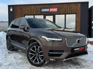 Brown Volvo XC90 2016 in Vilnius, with an engine capacity of 1.97 L and mileage of 311 thousand km for 18490 €, photo  on AUTOMOTO.COM.LV