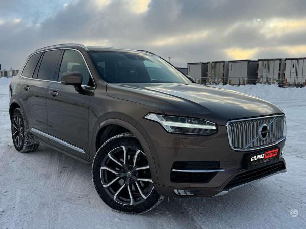 Brown Volvo XC90 2016 in Vilnius, with an engine capacity of 1.97 L and mileage of 311 thousand km for 18490 €, photo 5 on AUTOMOTO.COM.LV