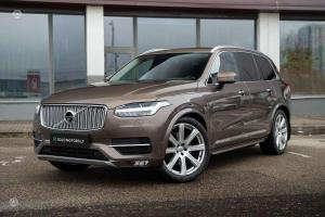Brown Volvo XC90 2016 in Vilnius, with an engine capacity of 1.97 L and mileage of 191 thousand km for 22750 €, photo  on AUTOMOTO.COM.LV