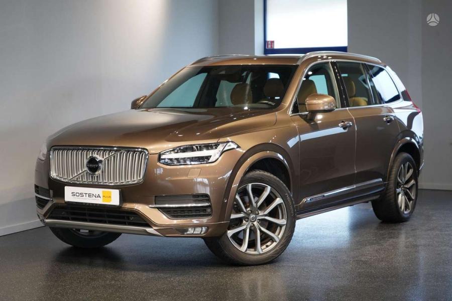 Brūns Volvo XC90 2017 Viļņa, ar dzinēja tilpumu 1.97 L un nobraukumu 201 tūkst. km par 24900 €, foto 1 vietnē AUTOMOTO.COM.LV