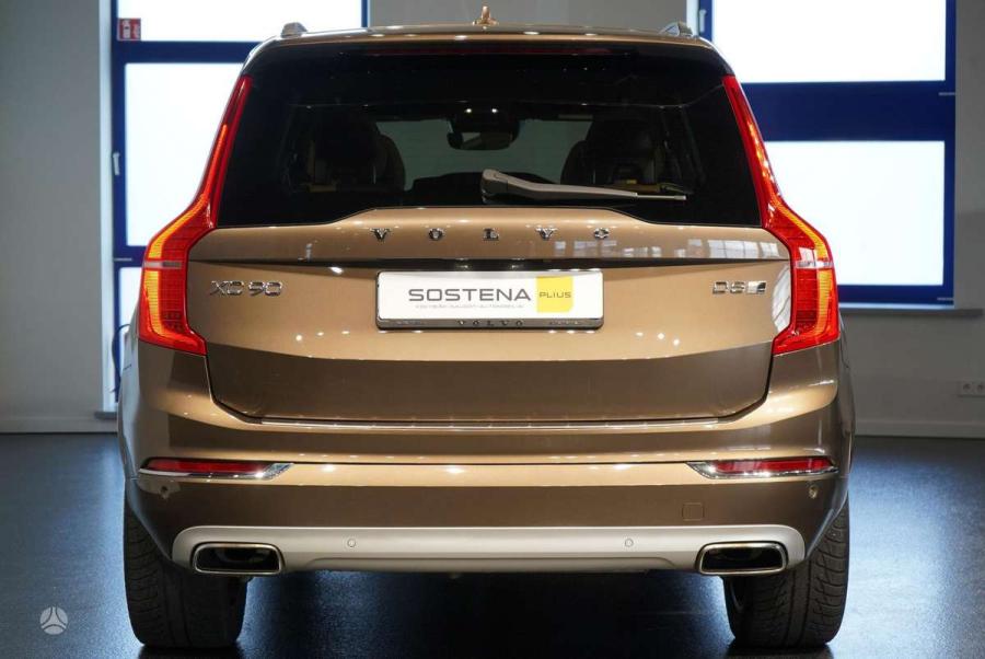 Brūns Volvo XC90 2017 Viļņa, ar dzinēja tilpumu 1.97 L un nobraukumu 201 tūkst. km par 24900 €, foto 7 vietnē AUTOMOTO.COM.LV