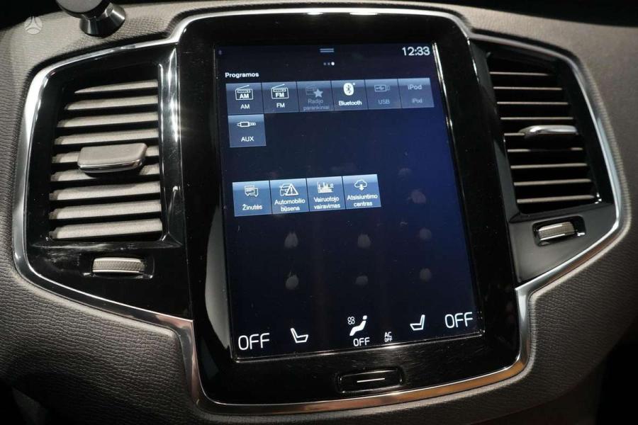 Brūns Volvo XC90 2017 Viļņa, ar dzinēja tilpumu 1.97 L un nobraukumu 201 tūkst. km par 24900 €, foto 19 vietnē AUTOMOTO.COM.LV