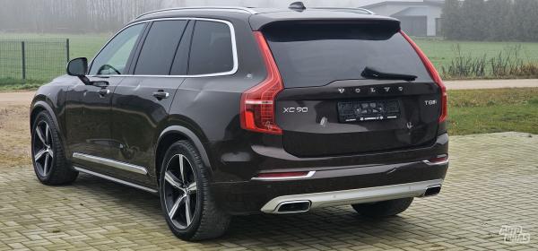 Brown Volvo XC90 2018 in Kaunas, with an engine capacity of 2.00 L and mileage of 196 thousand km for 16950 €, photo 4 on AUTOMOTO.COM.LV