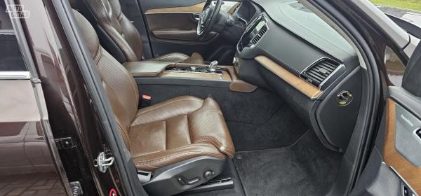 Brown Volvo XC90 2018 in Kaunas, with an engine capacity of 2.00 L and mileage of 196 thousand km for 16950 €, photo 7 on AUTOMOTO.COM.LV