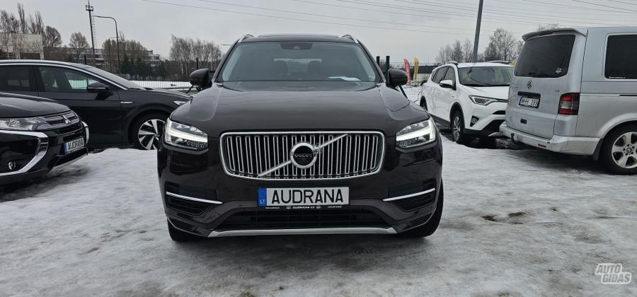 Brown Volvo XC90 2018 in Kaunas, with an engine capacity of 2.00 L and mileage of 196 thousand km for 24950 €, photo 2 on AUTOMOTO.COM.LV