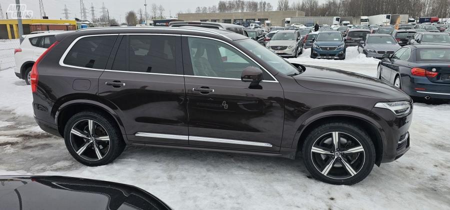 Brown Volvo XC90 2018 in Kaunas, with an engine capacity of 2.00 L and mileage of 196 thousand km for 24950 €, photo 8 on AUTOMOTO.COM.LV