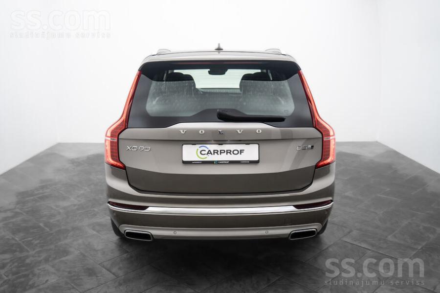 Brown Volvo XC90 2019 in Riga, with an engine capacity of 2.00 L and mileage of 86 thousand km for 37900 €, photo 6 on AUTOMOTO.COM.LV