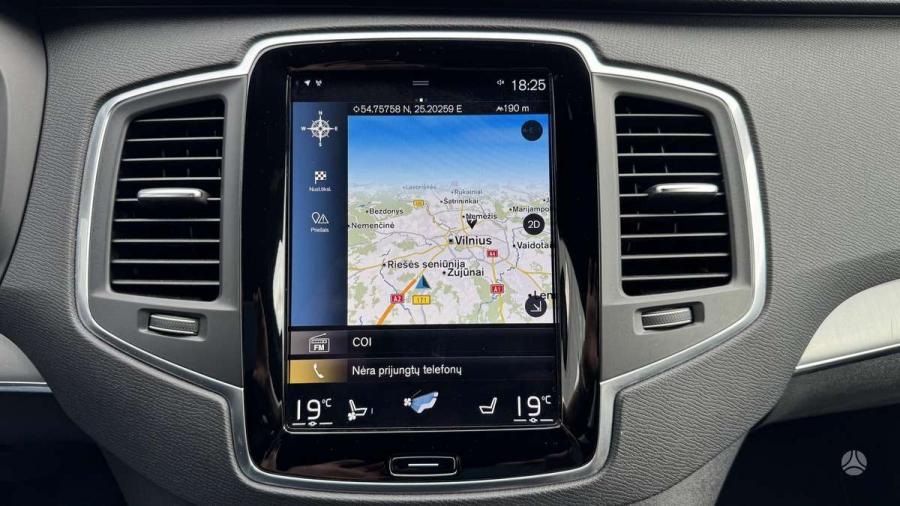 Brūns Volvo XC90 2020 Viļņa, ar dzinēja tilpumu 2.00 L un nobraukumu 145 tūkst. km par 29990 €, foto 35 vietnē AUTOMOTO.COM.LV