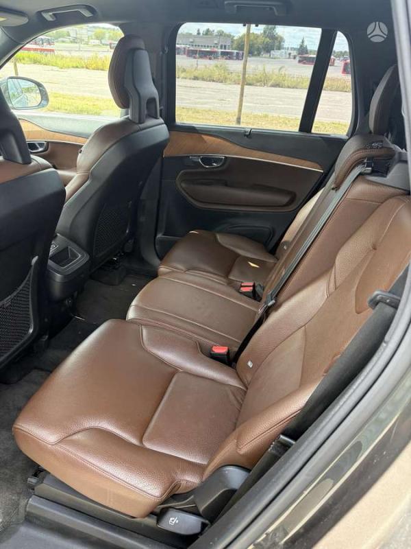 Brown Volvo XC90 2020 in Kaunas, with an engine capacity of 1.97 L and mileage of 296 thousand km for 26100 €, photo 9 on AUTOMOTO.COM.LV