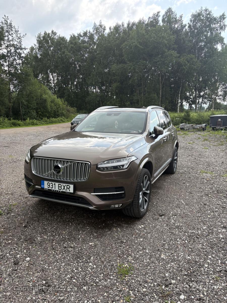 Brown Volvo XC90 2018 in Tartu, with an engine capacity of 2.00 L and mileage of 243 thousand km for 28500 €, photo 1 on AUTOMOTO.COM.LV