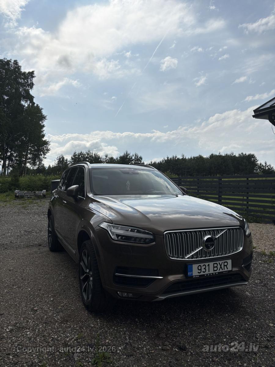 Brown Volvo XC90 2018 in Tartu, with an engine capacity of 2.00 L and mileage of 243 thousand km for 28500 €, photo 4 on AUTOMOTO.COM.LV