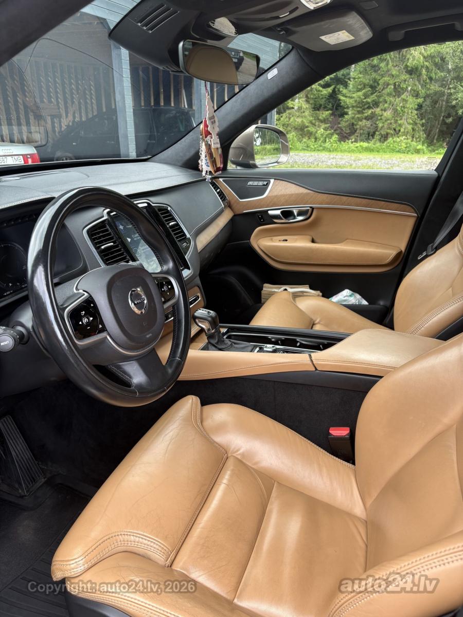 Brown Volvo XC90 2018 in Tartu, with an engine capacity of 2.00 L and mileage of 243 thousand km for 28500 €, photo 5 on AUTOMOTO.COM.LV