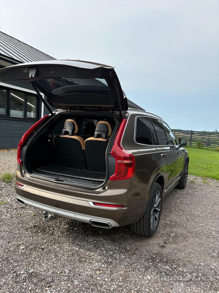 Brown Volvo XC90 2018 in Tartu, with an engine capacity of 2.00 L and mileage of 243 thousand km for 28500 €, photo 8 on AUTOMOTO.COM.LV