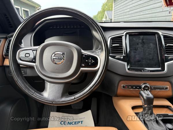 Brown Volvo XC90 2018 in Tartu, with an engine capacity of 2.00 L and mileage of 243 thousand km for 28500 €, photo 10 on AUTOMOTO.COM.LV