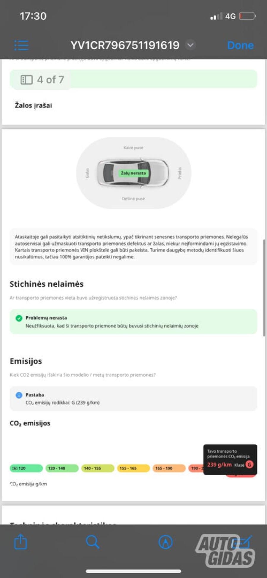 Volvo XC90 2005 Kauņa, ar dzinēja tilpumu 2.40 L un nobraukumu 338 tūkst. km par 4200 €, foto 15 vietnē AUTOMOTO.COM.LV