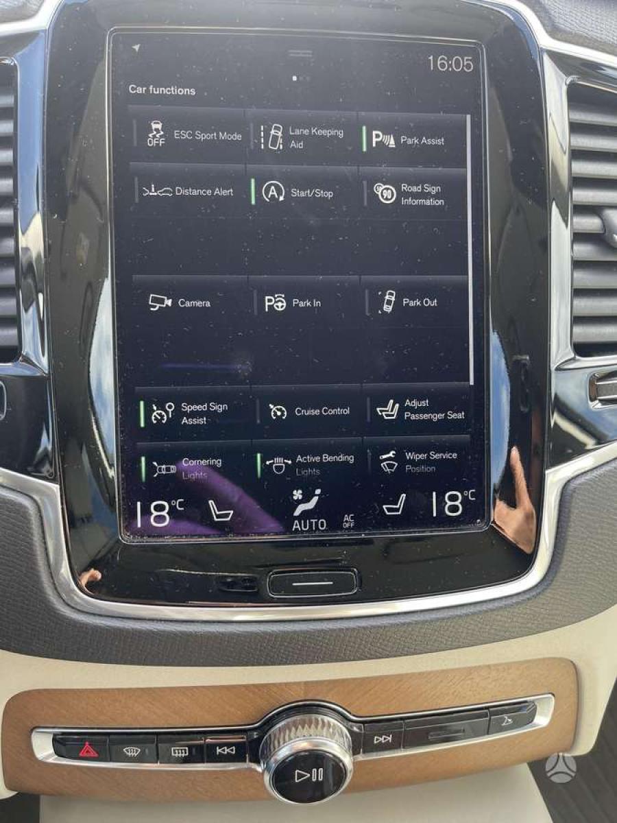 Volvo XC90 2017 Panevēža, ar dzinēja tilpumu 2.00 L un nobraukumu 206 tūkst. km par 15800 €, foto 15 vietnē AUTOMOTO.COM.LV