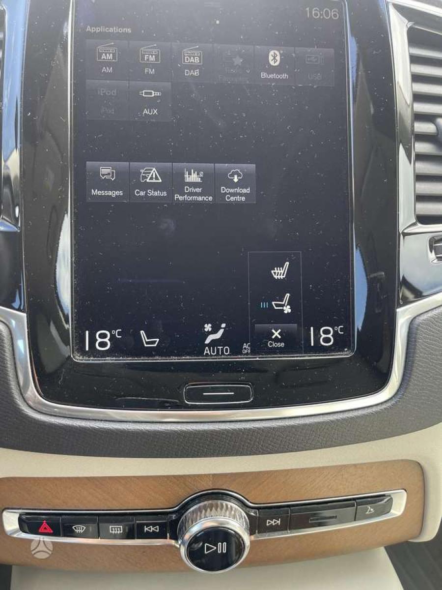Volvo XC90 2017 Panevēža, ar dzinēja tilpumu 2.00 L un nobraukumu 206 tūkst. km par 15800 €, foto 16 vietnē AUTOMOTO.COM.LV