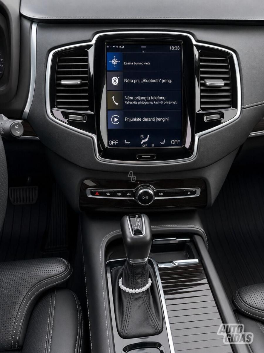 Volvo XC90 2018 in Vilnius, with an engine capacity of 2.00 L and mileage of 182 thousand km for 28000 €, photo 23 on AUTOMOTO.COM.LV