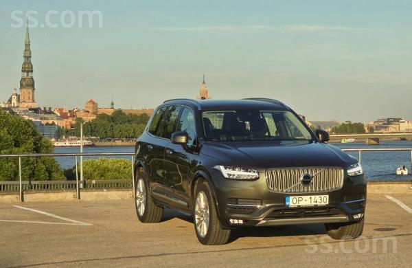 Volvo XC90 2019 in Riga, with an engine capacity of 2.00 L and mileage of 121 thousand km for 33999 €, photo 1 on AUTOMOTO.COM.LV