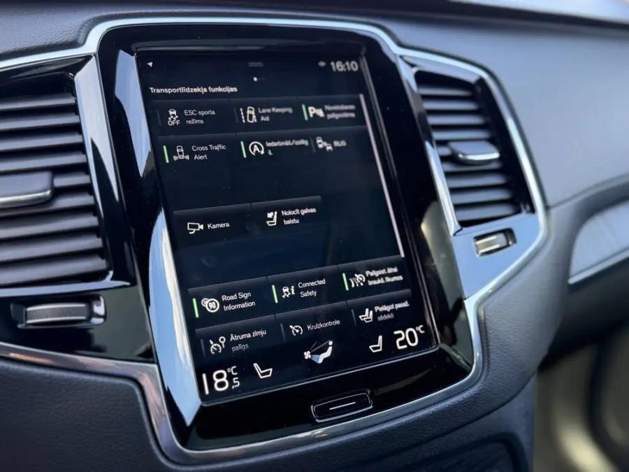Volvo XC90 2019 in Riga, with an engine capacity of 2.00 L and mileage of 268 thousand km for 24500 €, photo 12 on AUTOMOTO.COM.LV